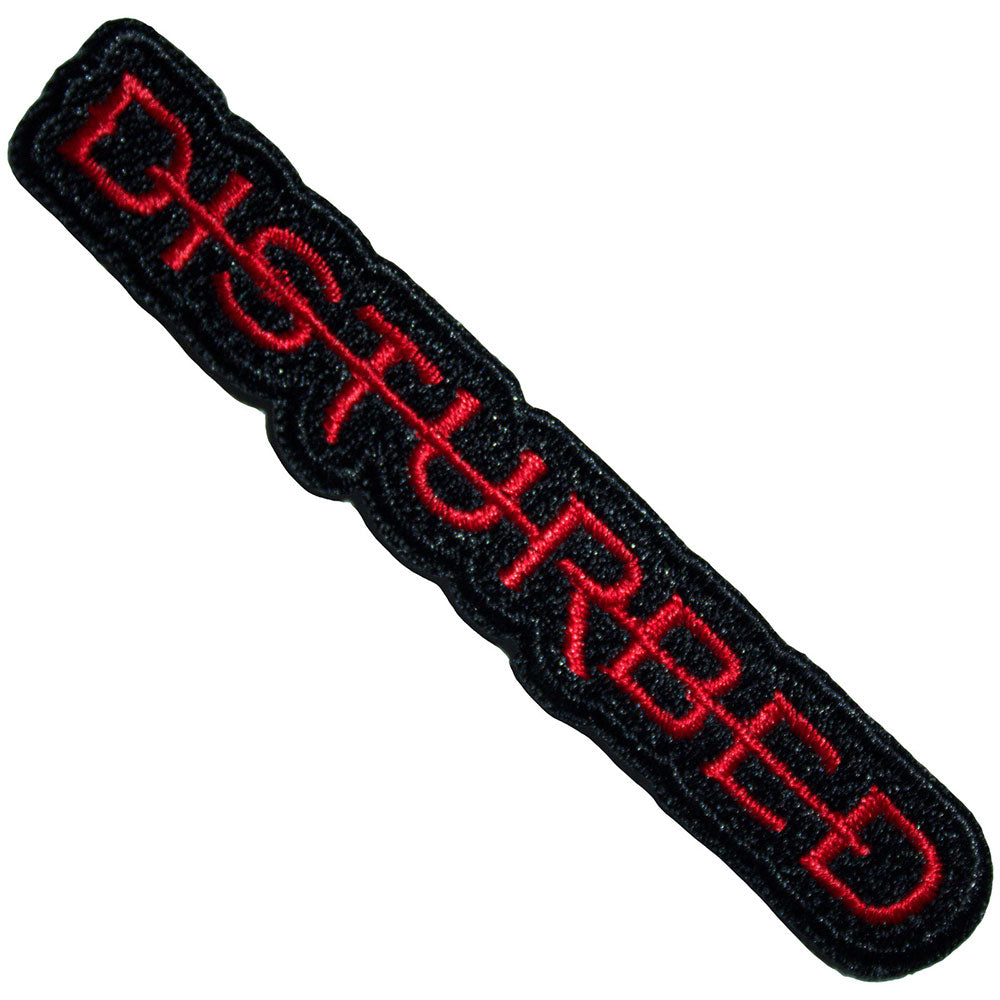 Disturbed - Strike Through Woven Patch – Punk Rock Shop