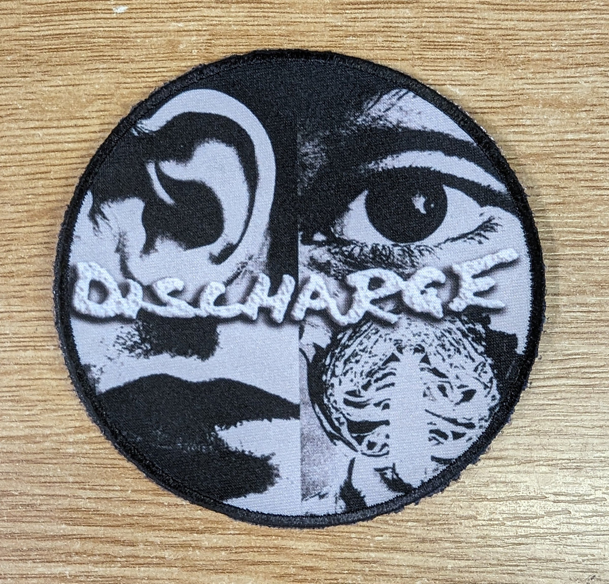 Discharge - Hear Nothing Round Patch – Punk Rock Shop