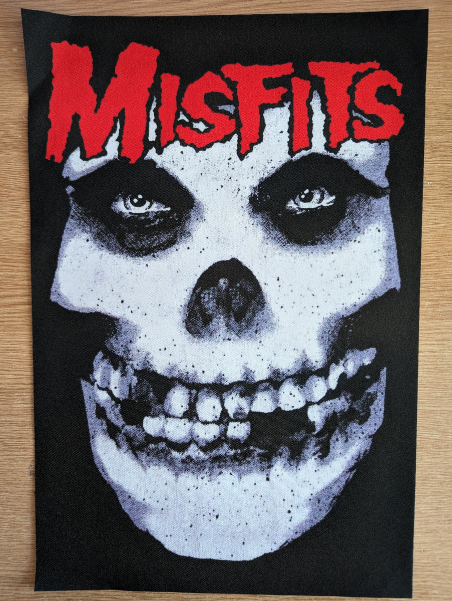 Misfits - Crimson Skull Backpatch – Punk Rock Shop