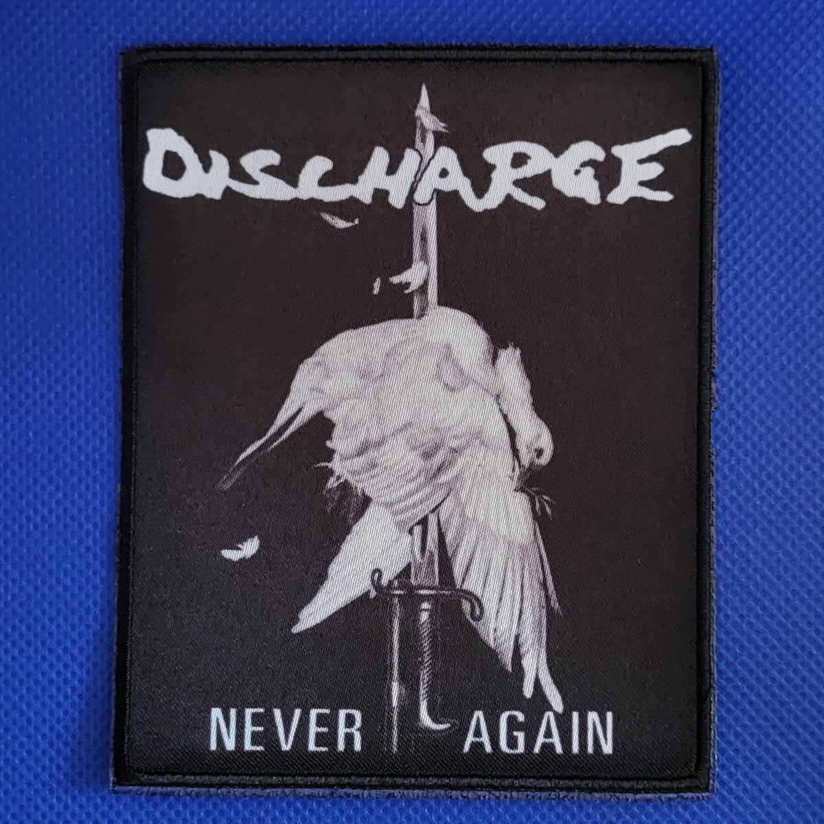 Discharge - Never Again Patch – Punk Rock Shop