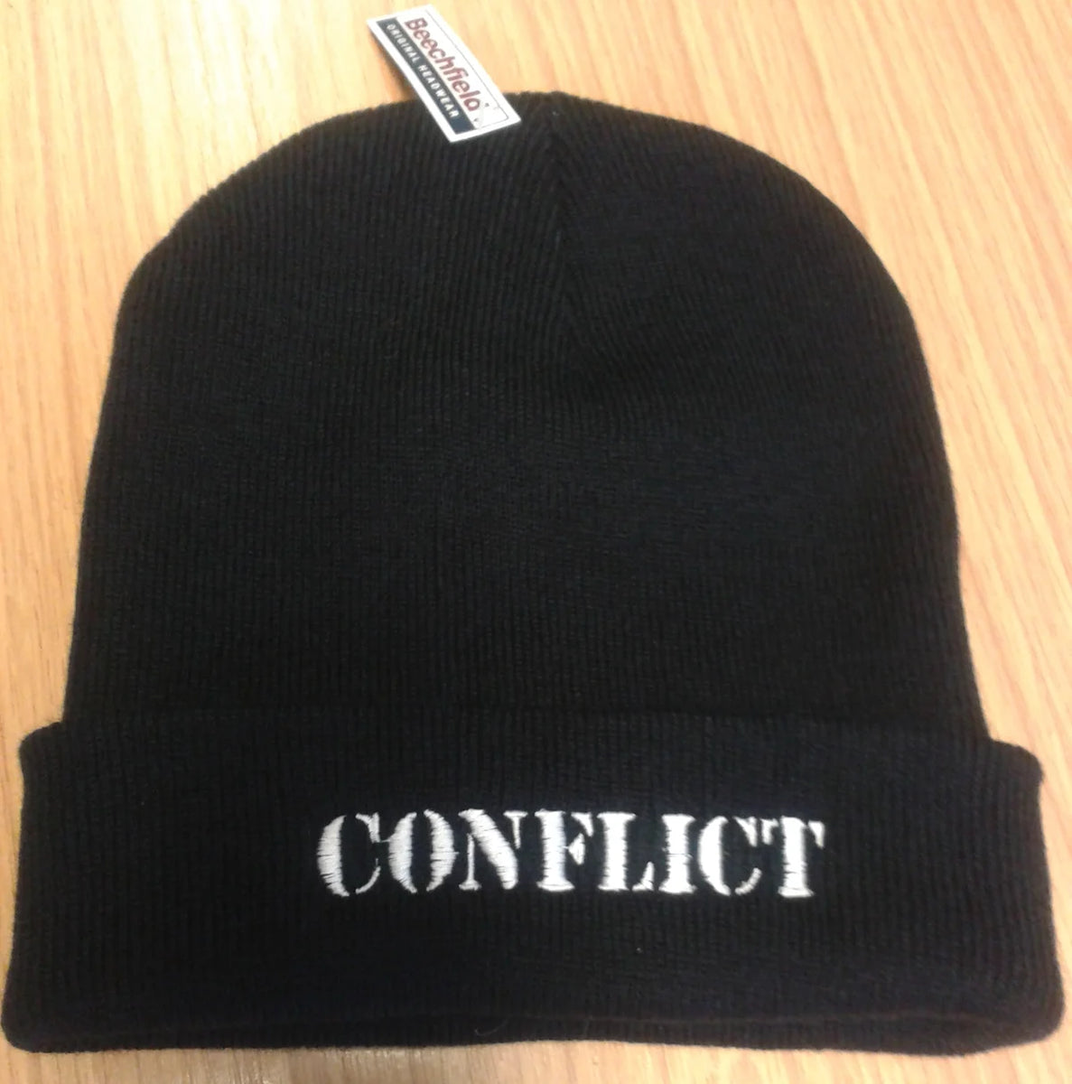 Conflict - Text Logo Beanie – Punk Rock Shop