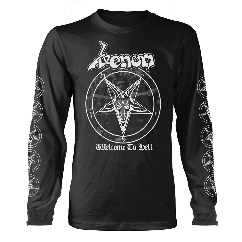 WELCOME TO HELL (WHITE) - Mens Longsleeves (VENOM) – Punk Rock Shop