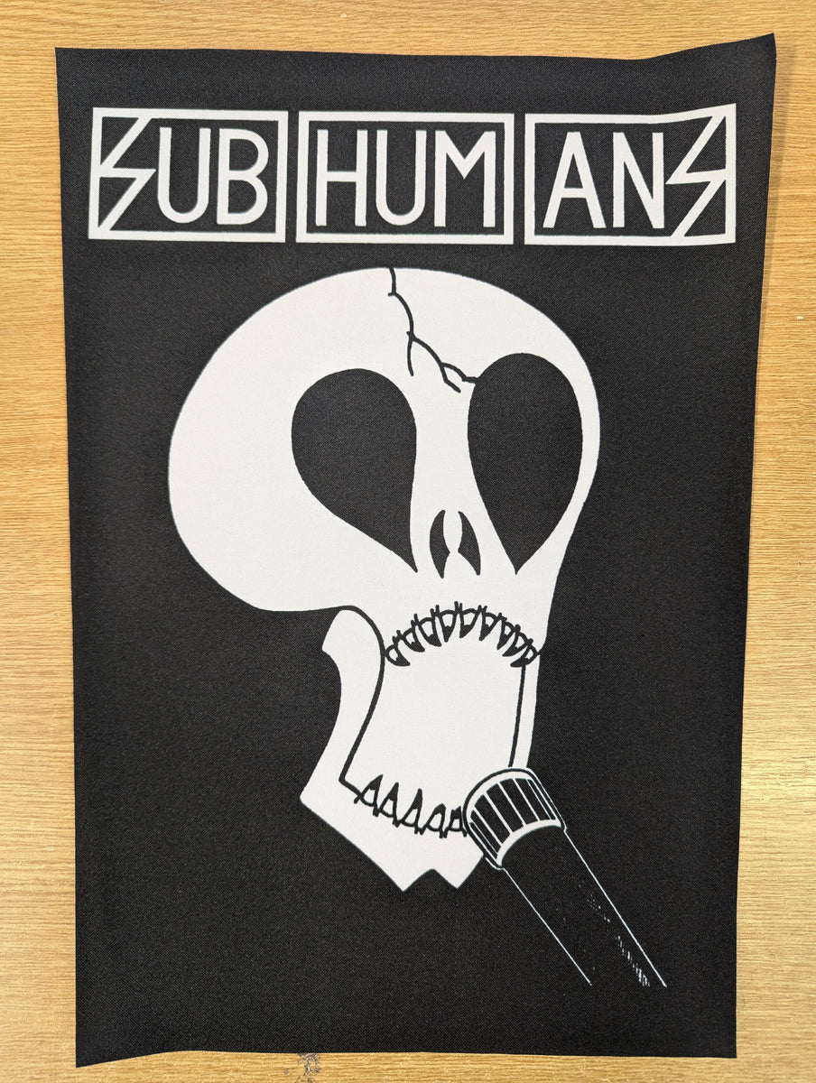 Subhumans - Skulls Backpatch – Punk Rock Shop