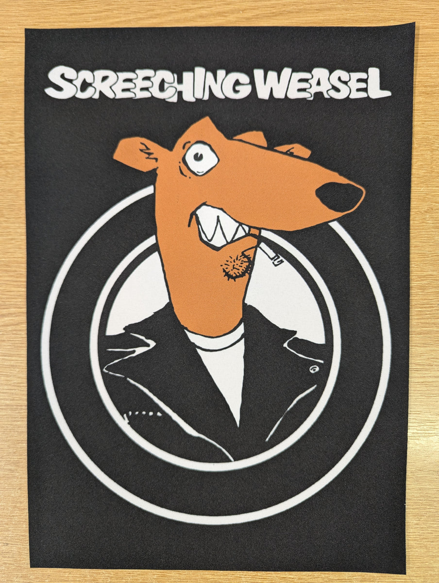 Screeching Weasel - Logo Backpatch – Punk Rock Shop