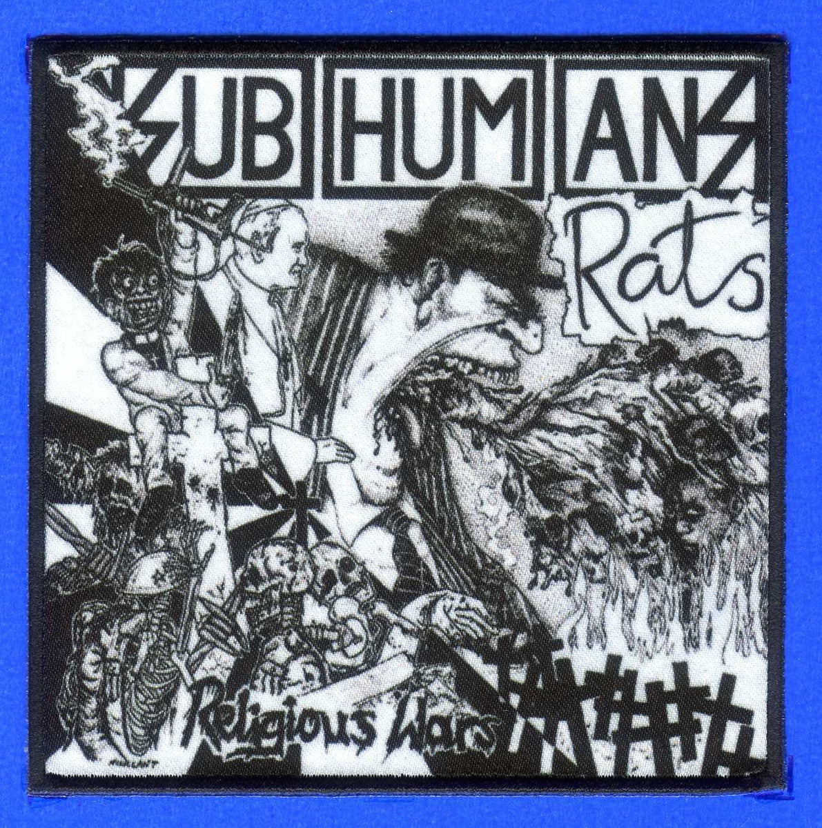 Subhumans - Religious Rats Patch – Punk Rock Shop