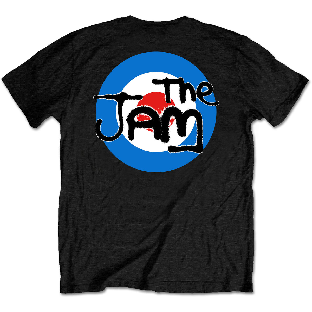 Jam - Target Logo with Backprint Black Men's T-shirt – Punk Rock Shop