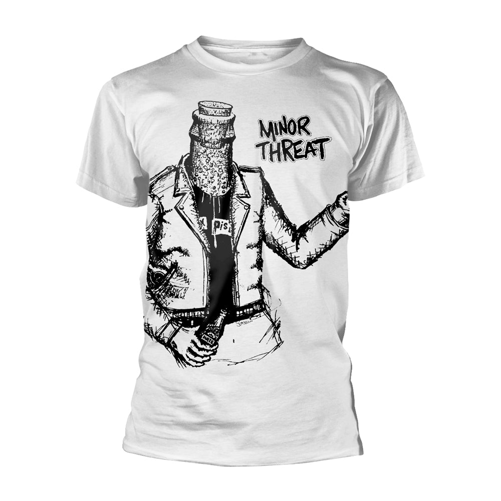 BOTTLE MAN (JUMBO PRINT) - Mens Tshirts (MINOR THREAT) – Punk Rock Shop