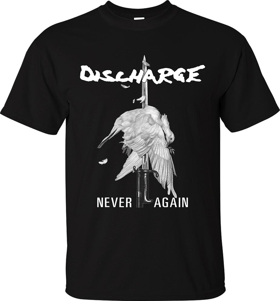 Discharge - Never Again Men's T-shirt – Punk Rock Shop