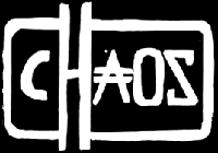Chaos Logo Woven Patche – Punk Rock Shop