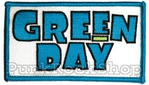 Green Day Blue Woven Logo Woven Patche – Punk Rock Shop