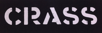 CRASS - Stencil Printed Patch – Punk Rock Shop