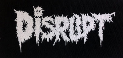 Disrupt - Logo Printed Patch – Punk Rock Shop