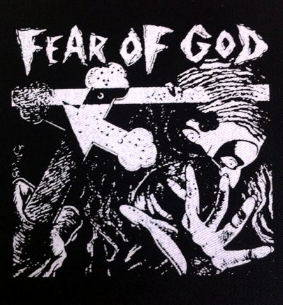 Fear of God - Logo Printed Patch – Punk Rock Shop