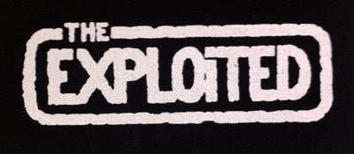 Exploited - White Logo Printed Patch – Punk Rock Shop